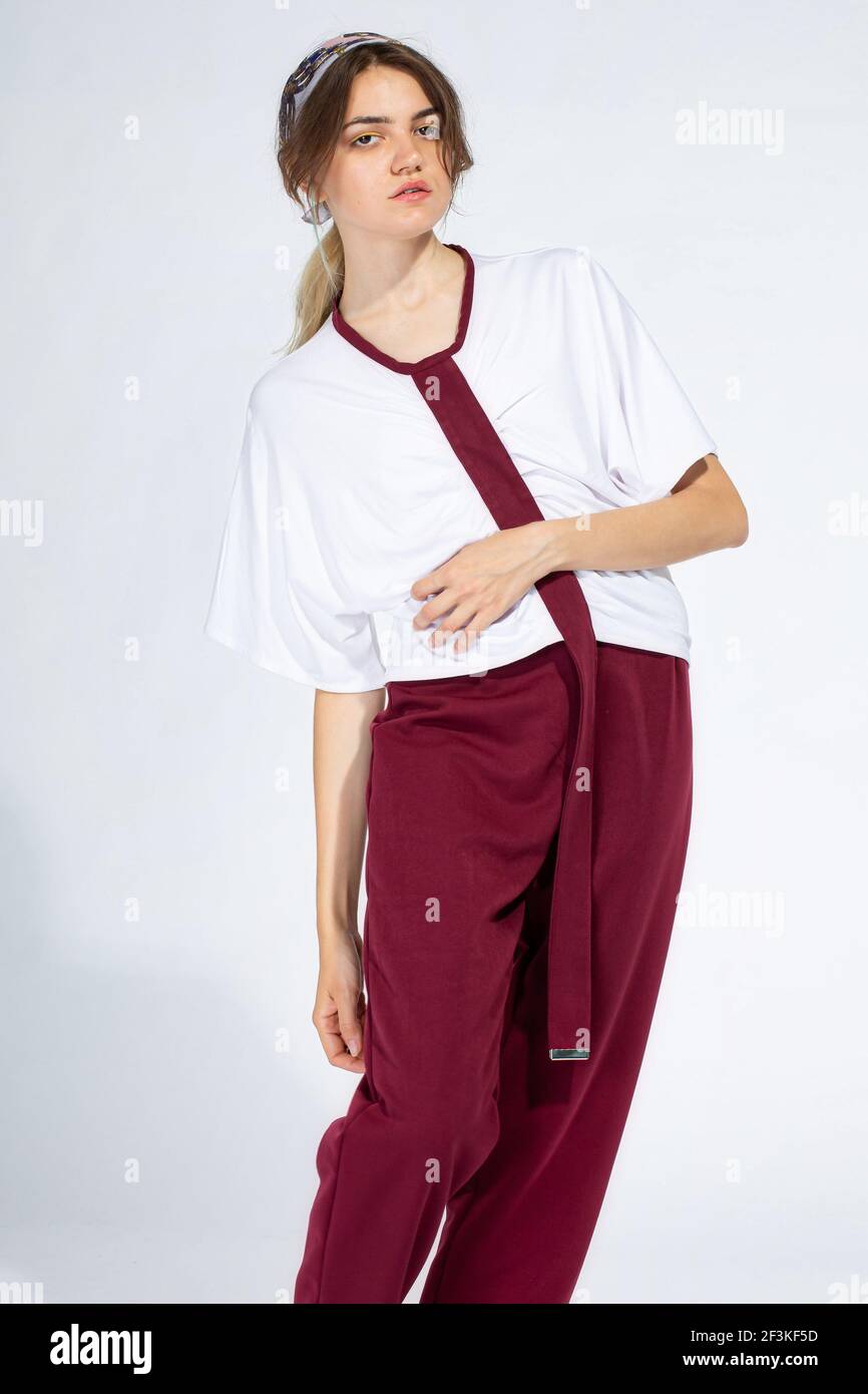 Person in white clothing hi-res stock photography and images - Alamy