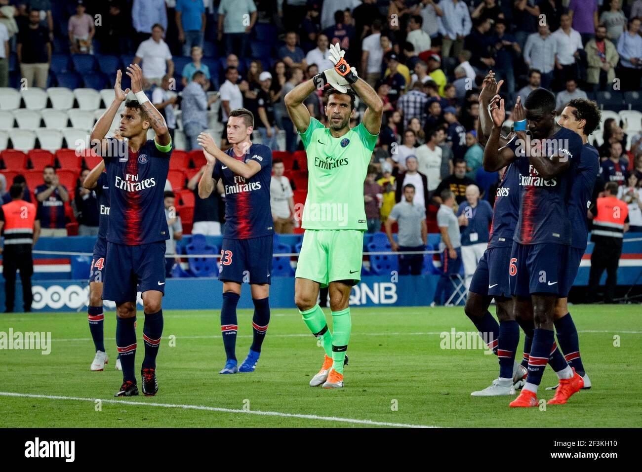 Gianluigi buffon psg celebrates hi-res stock photography and images - Alamy