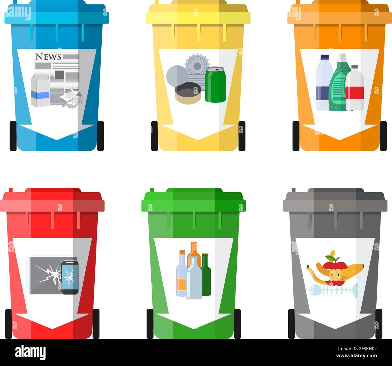 Waste management concept Stock Vector Image & Art - Alamy