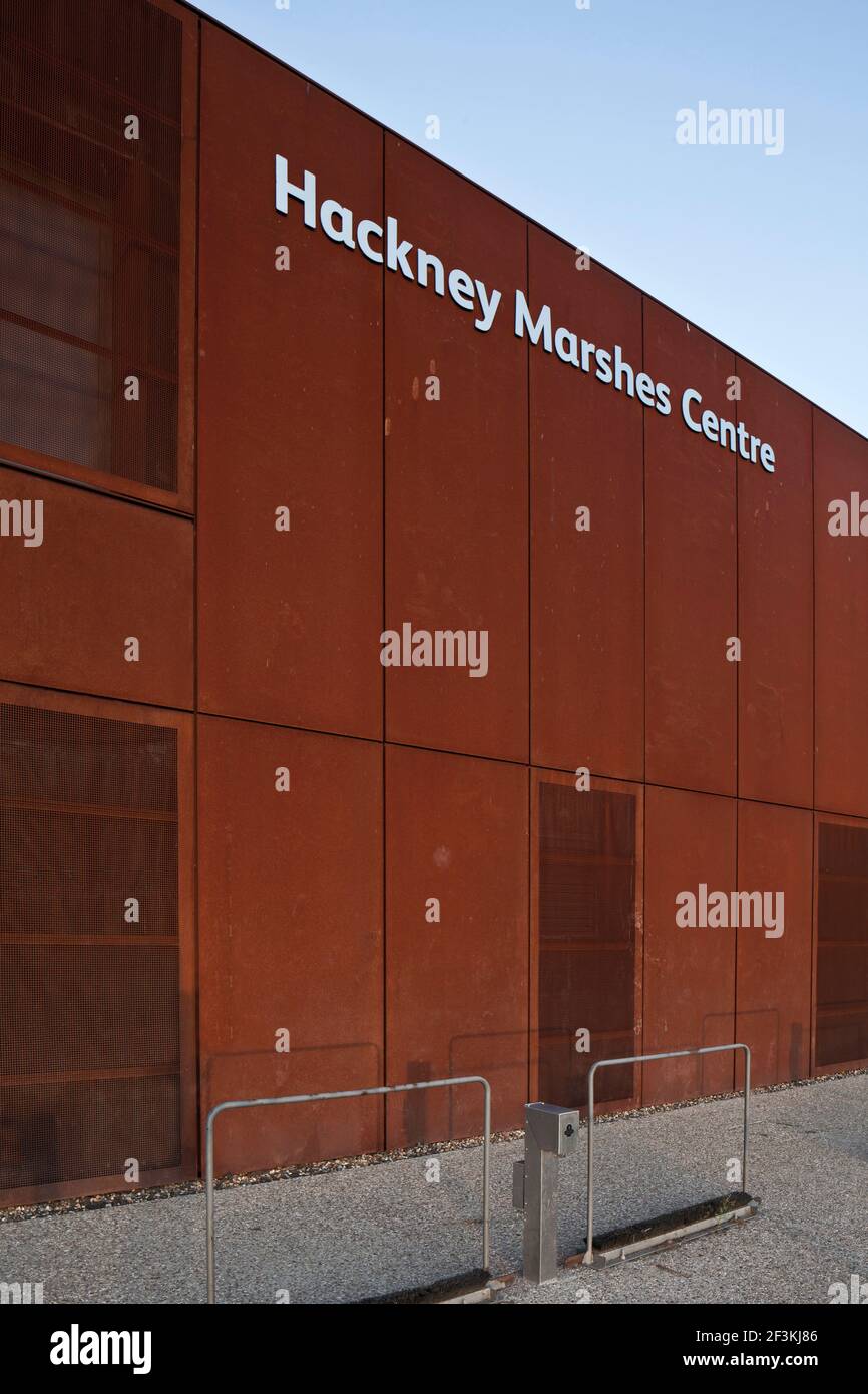 Hackney Marshes Centre | Stanton Williams | Exterior Recpetion & Cafe Detail Portrait Stock ...