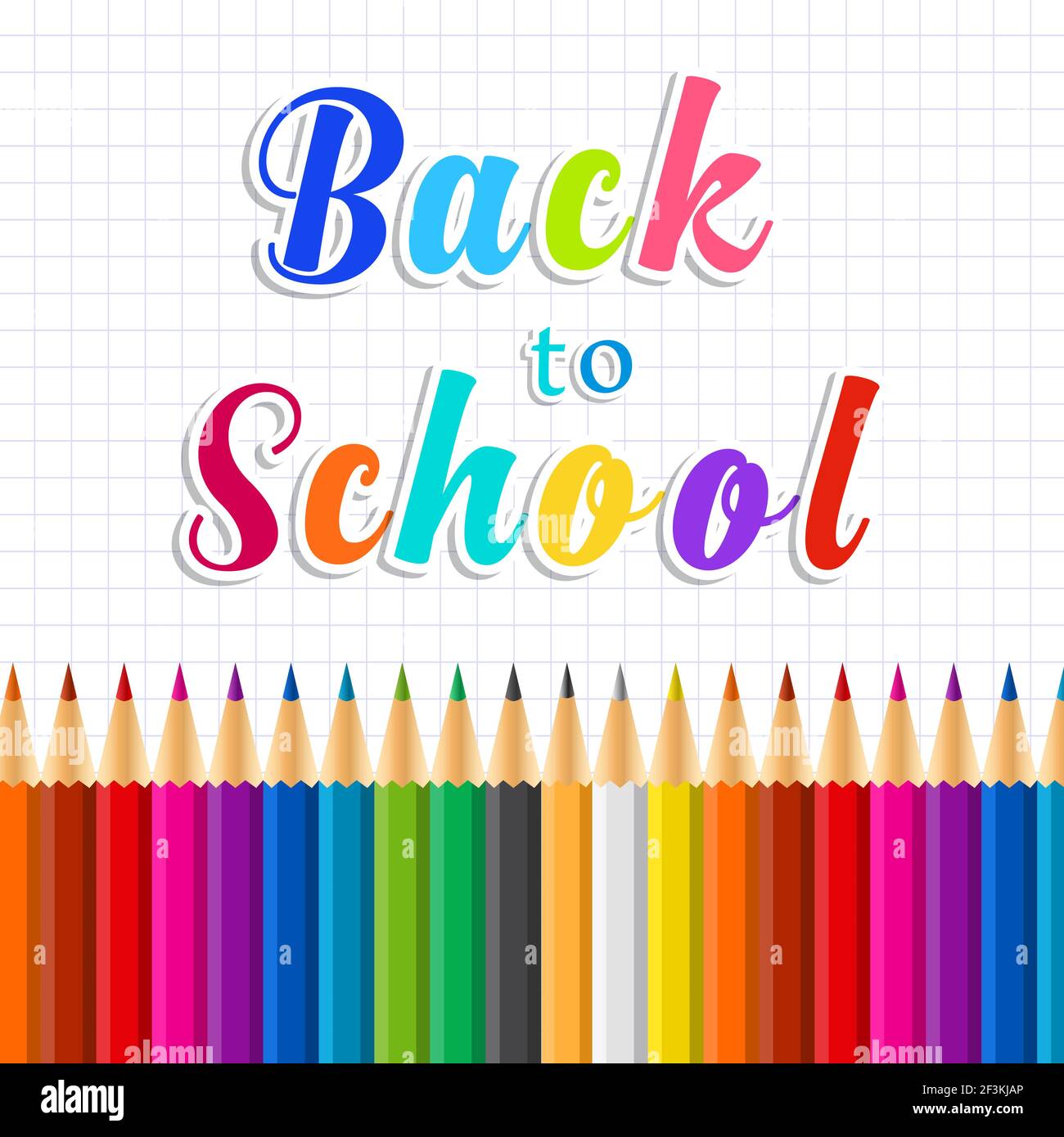 Primary school supplies on Stock Vector Images - Alamy