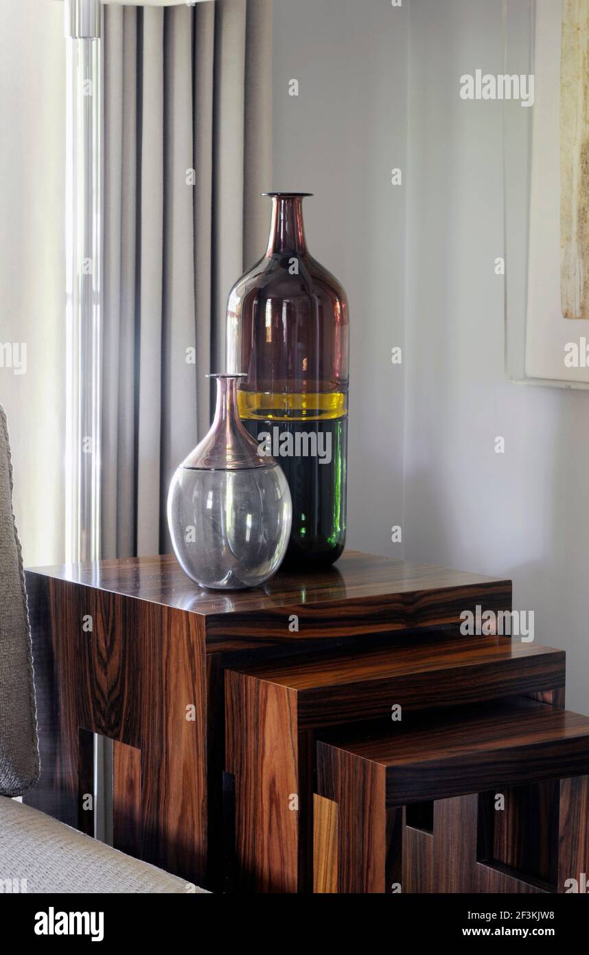 study/den detail in Jane Dillon-designed contemporary home Stock Photo ...