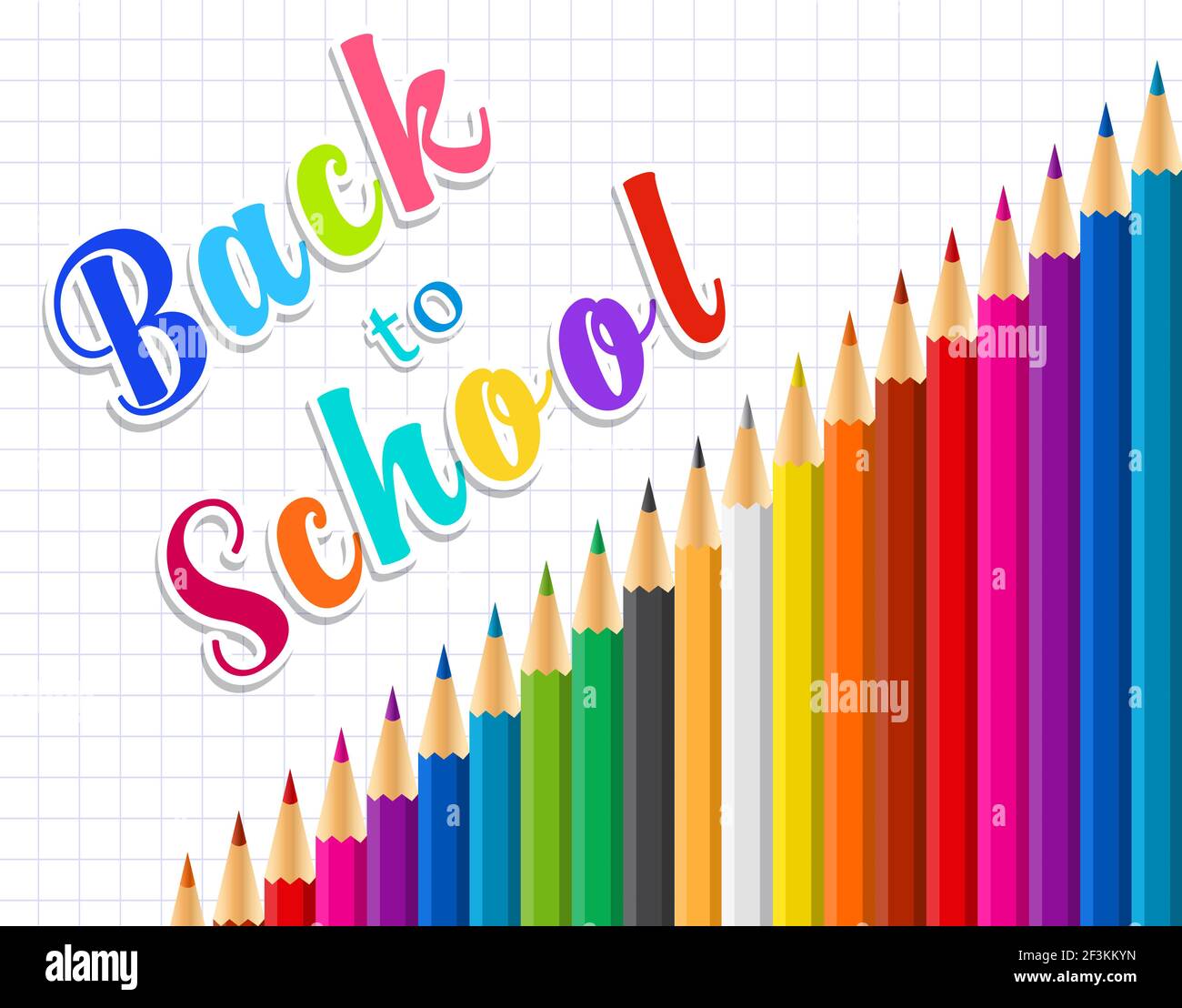 Primary school supplies on Stock Vector Images - Alamy