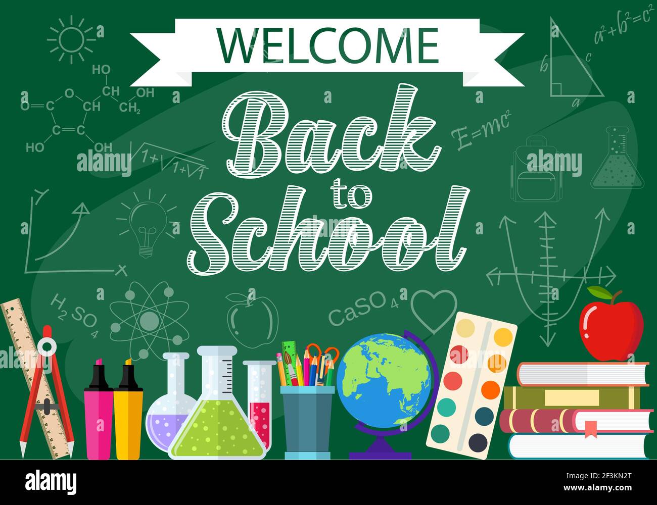background from the school and education icons Stock Vector Image & Art ...