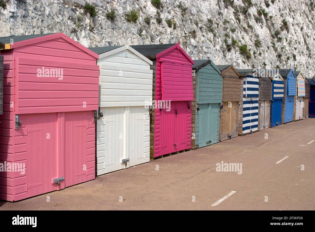 Beach Huts, Stone Bay, Broadstairs, Kent, England | NONE | Stock Photo ...