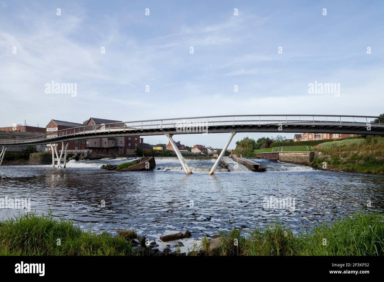 Castleford foot bridge hi-res stock photography and images - Alamy