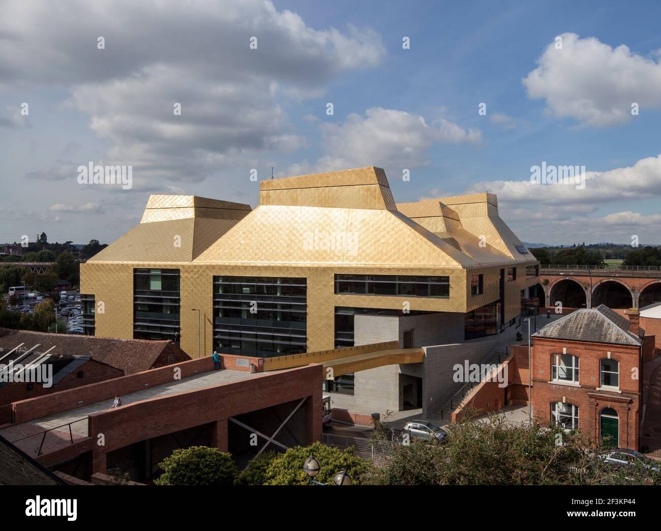 The Hive Library, Worcester Stock Photo - Alamy