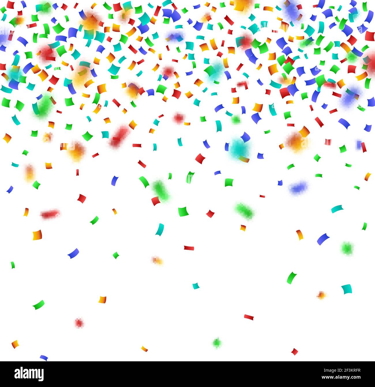 Colorful celebration background with confetti Stock Vector Image & Art ...