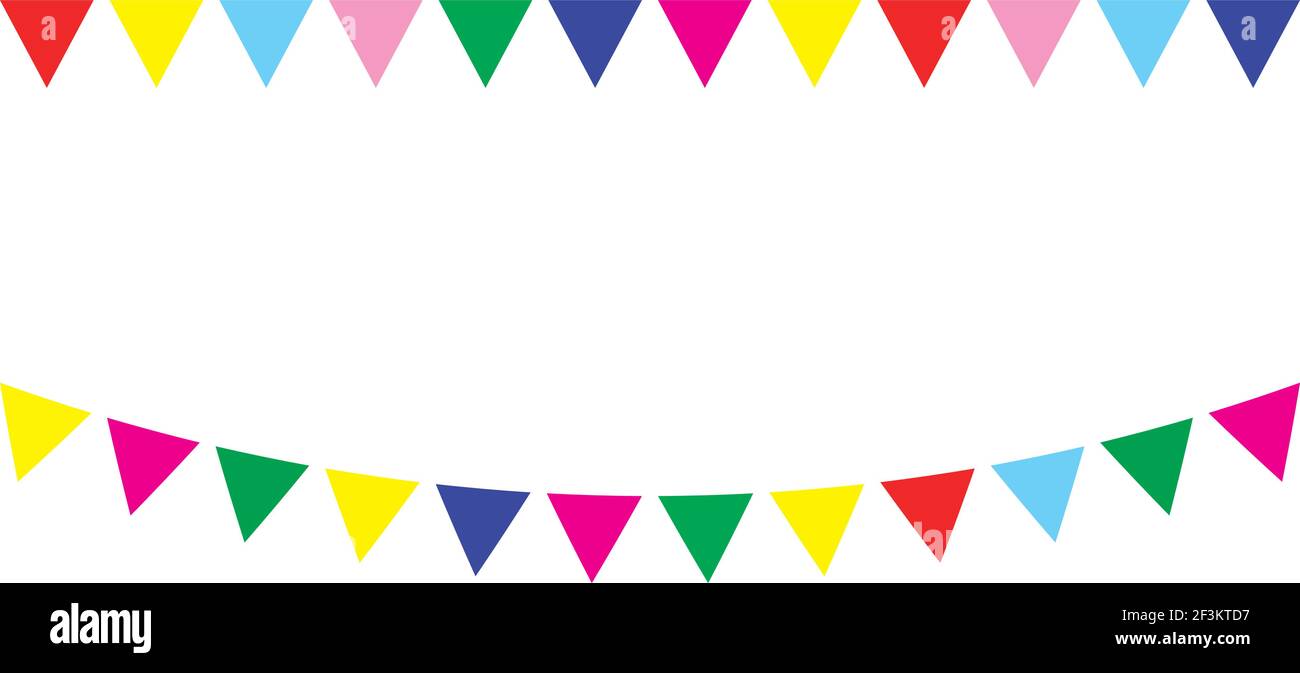 Bunting festive flags Stock Vector Image & Art - Alamy