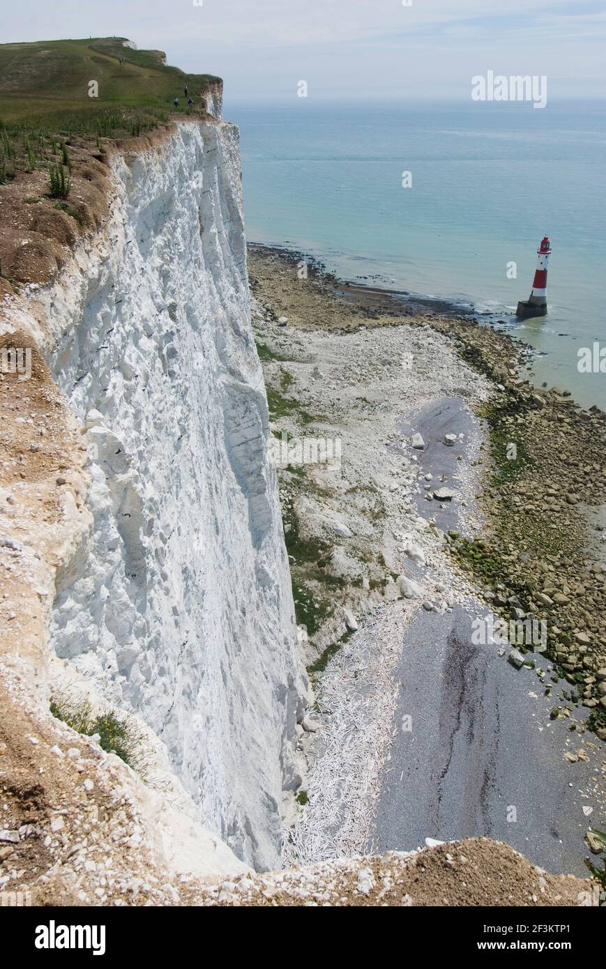 The White Cliffs of Beachy Head (dramatic cliff and famous suicide spot ...