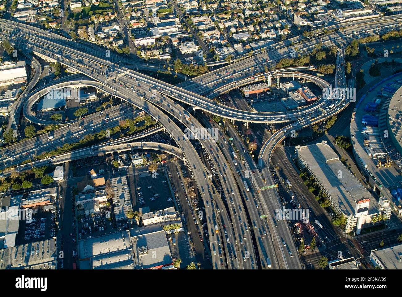 View los angeles freeway interchange hi-res stock photography and ...