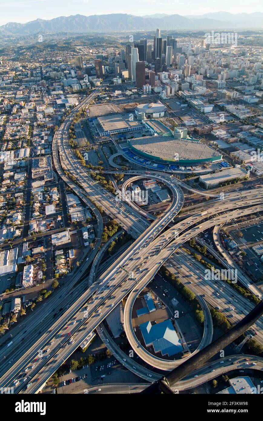 Los angeles freeway interchange hi-res stock photography and images - Alamy