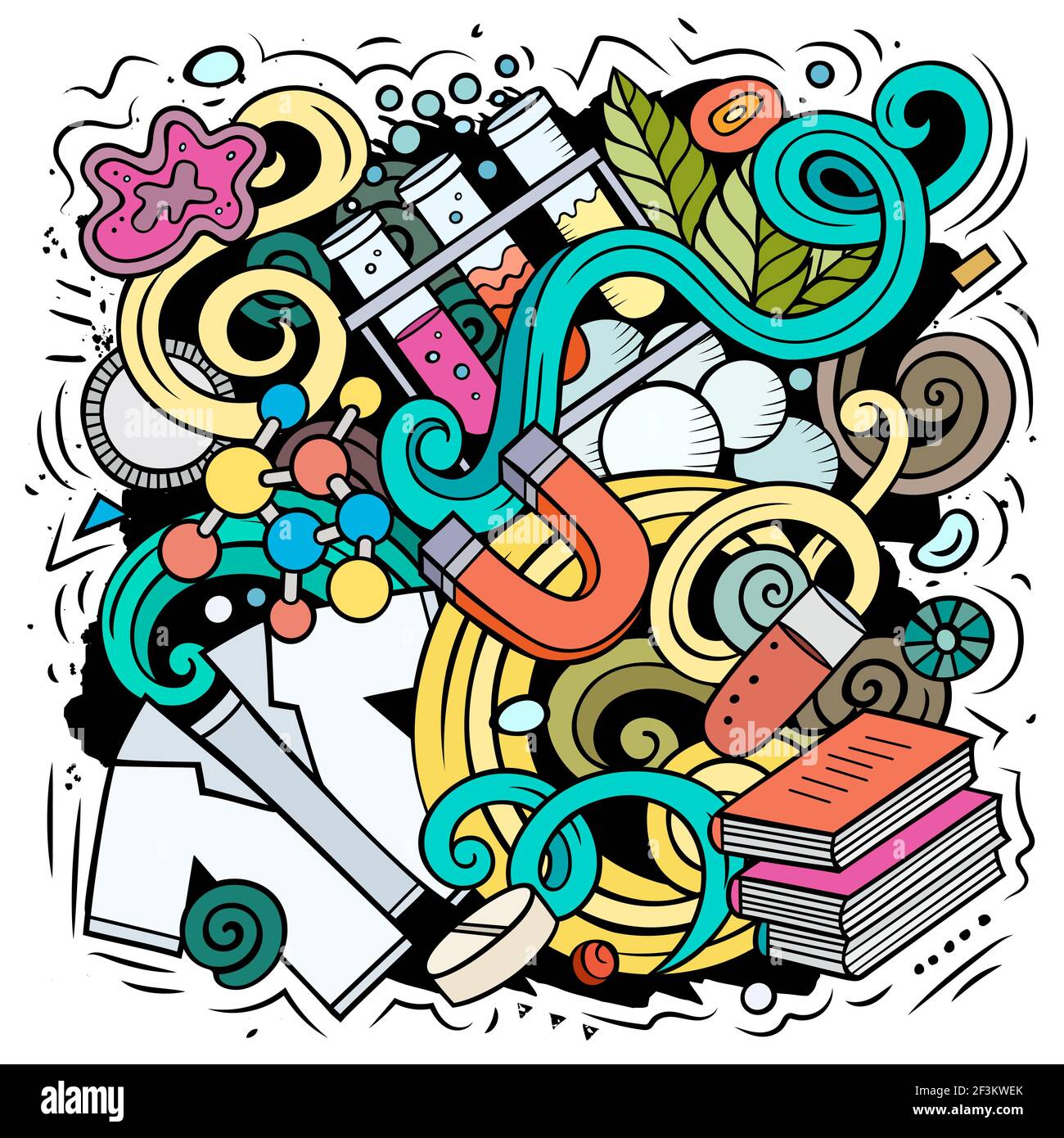 Science experiment cartoon hi-res stock photography and images - Alamy