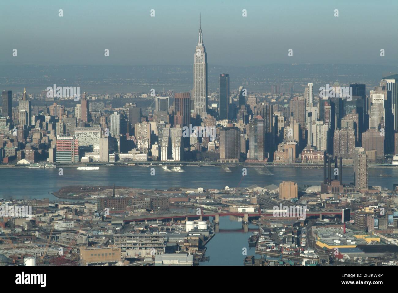 Aerial view of Manhattan Island, New York City, New York, USA | NONE ...
