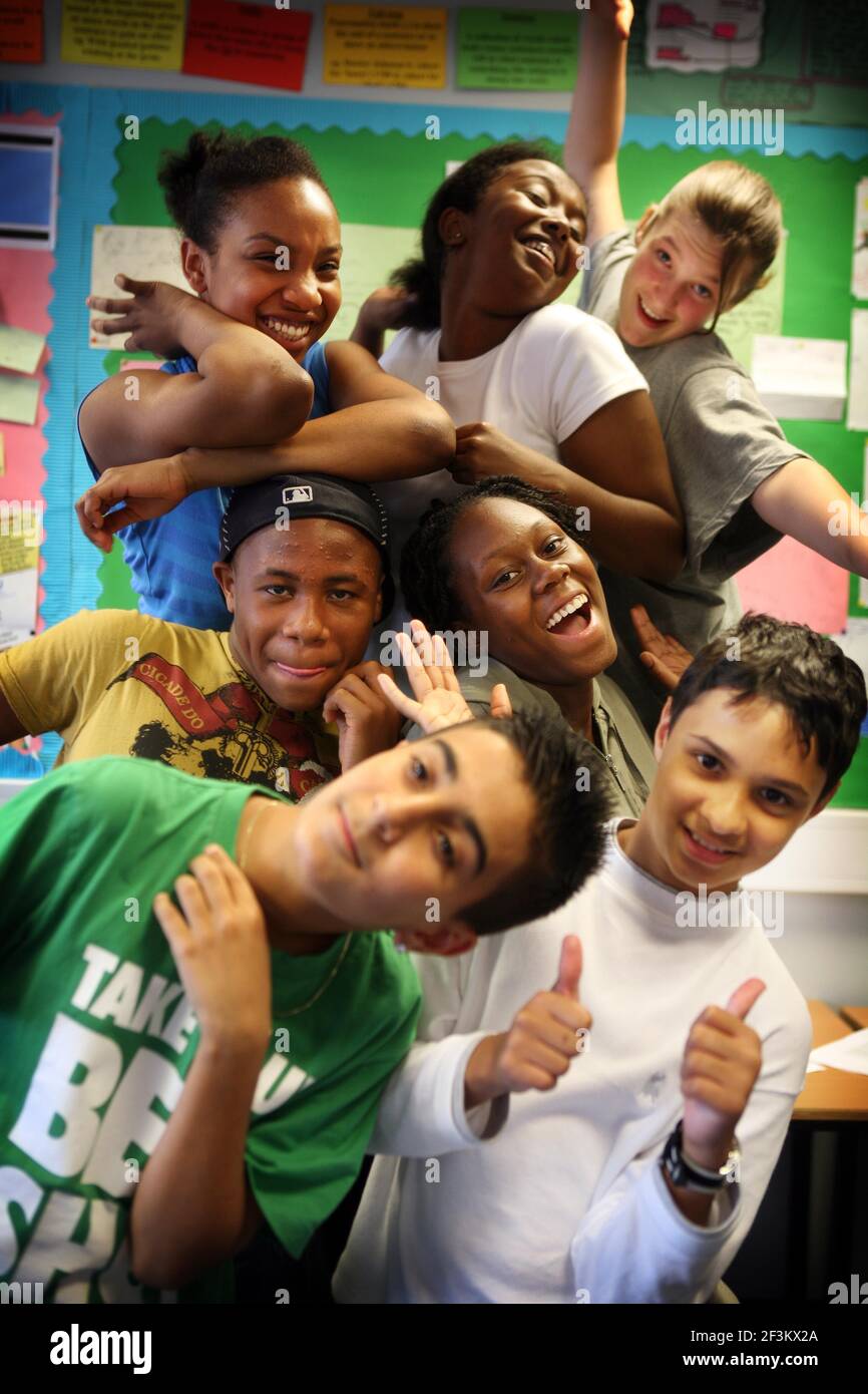 Nick Makoha, poet coach with students from the Lammas school in Leyton ...