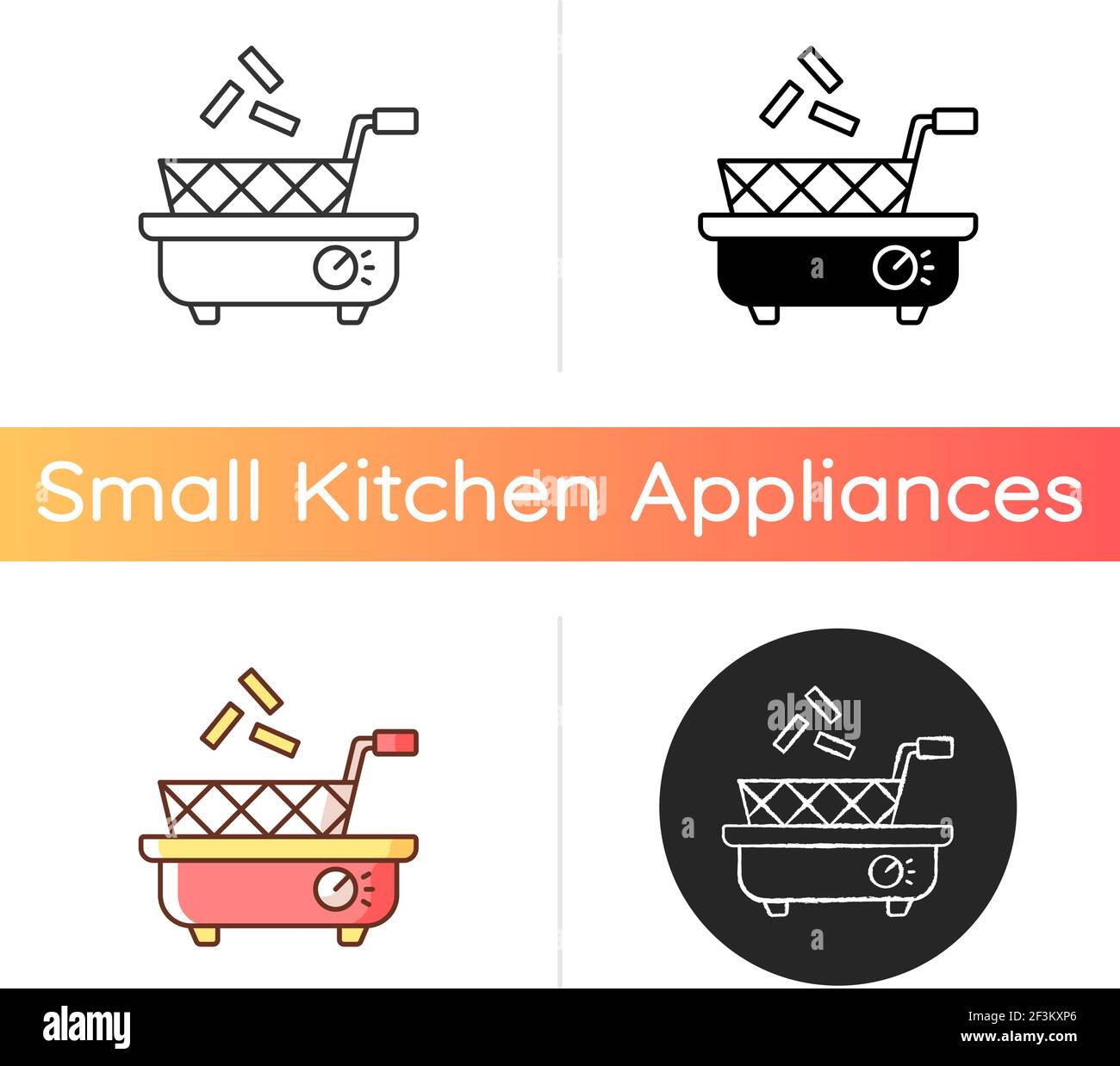 Deep fryer icon Stock Vector Image & Art - Alamy