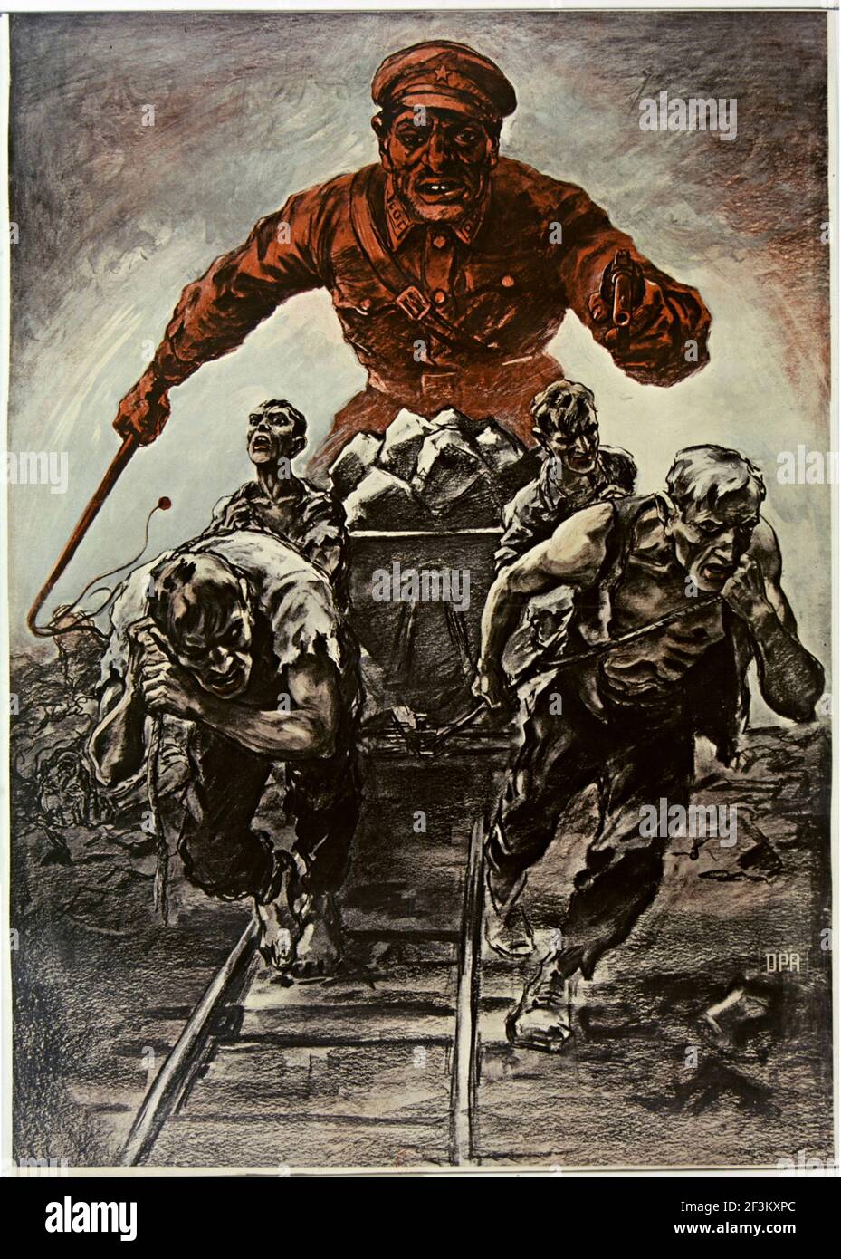 Vintage Soviet 1930s Russian Propaganda Poster High Resolution Stock ...