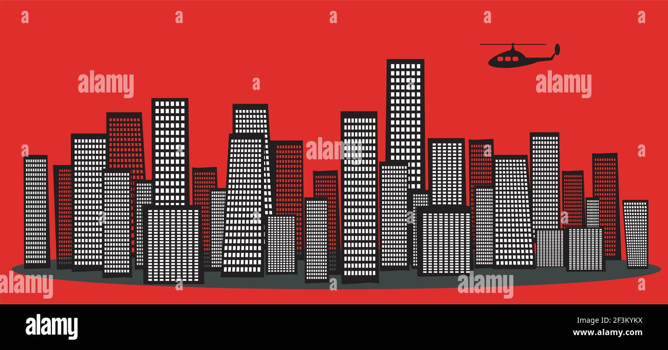 Cityscape abstract background. Vector illustration Stock Vector Image ...