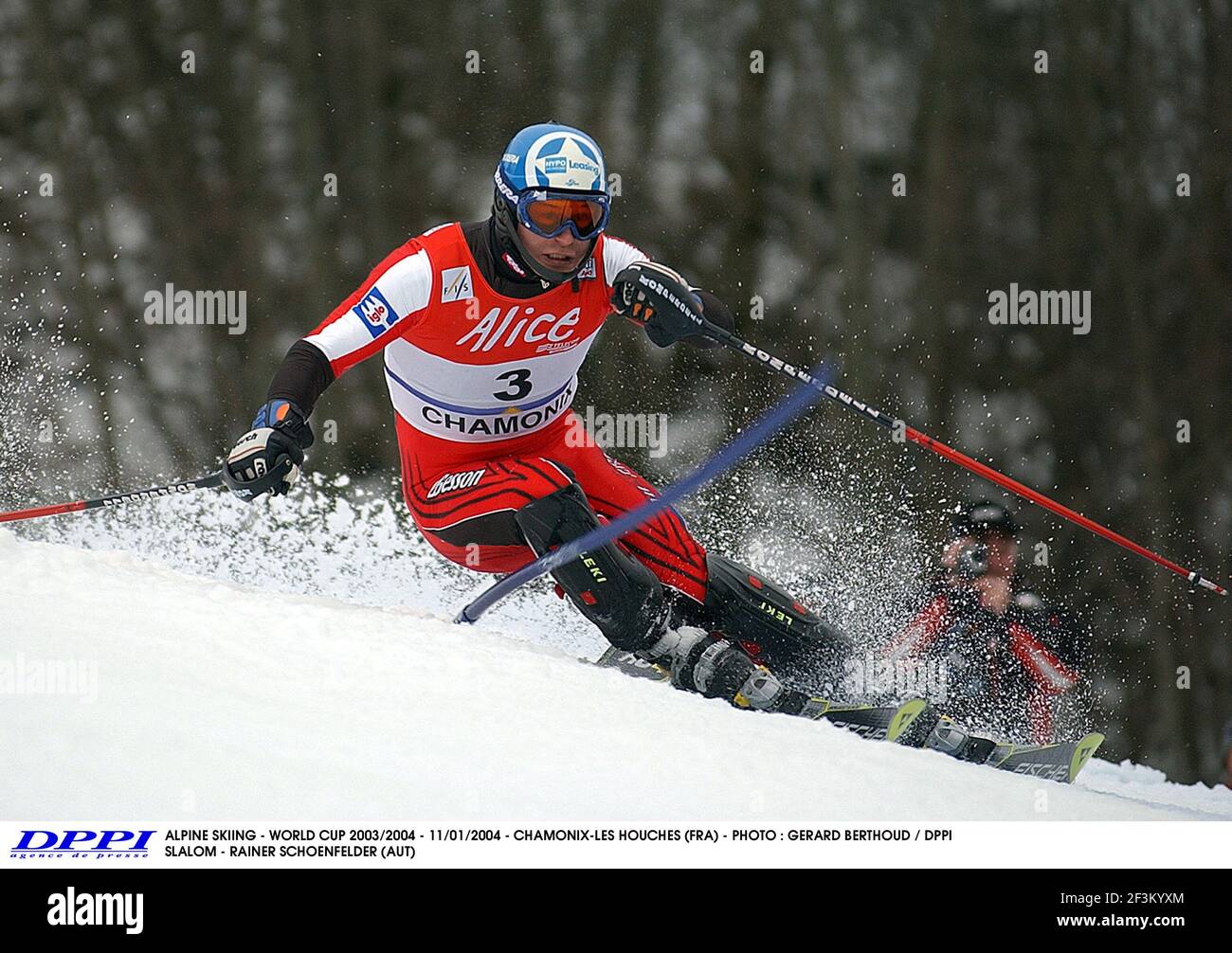 ALPINE SKIING - WORLD CUP 2003/2004 - 11/01/2004 - CHAMONIX-LES HOUCHES (FRA) - PHOTO : GERARD ...
