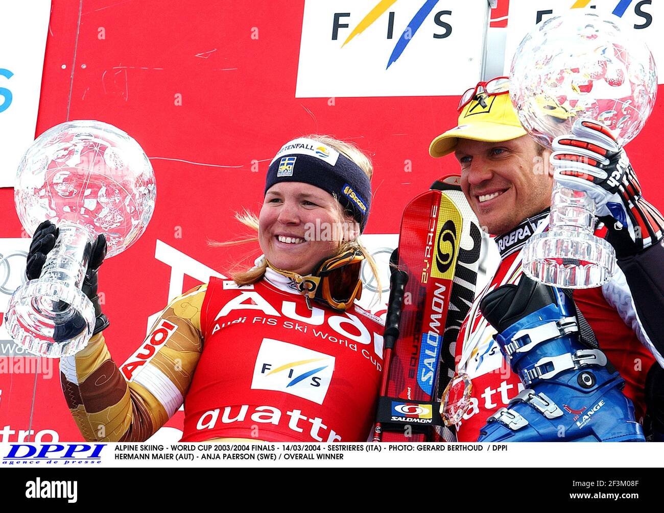 ALPINE SKIING - WORLD CUP 2003/2004 FINALS - 14/03/2004 - SESTRIERES ...