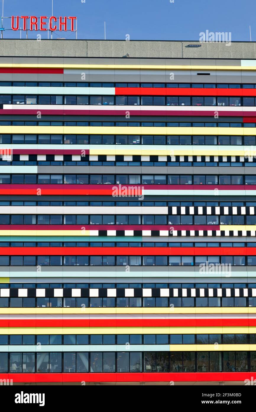 Exterior architecture utrecht university building hi-res stock ...