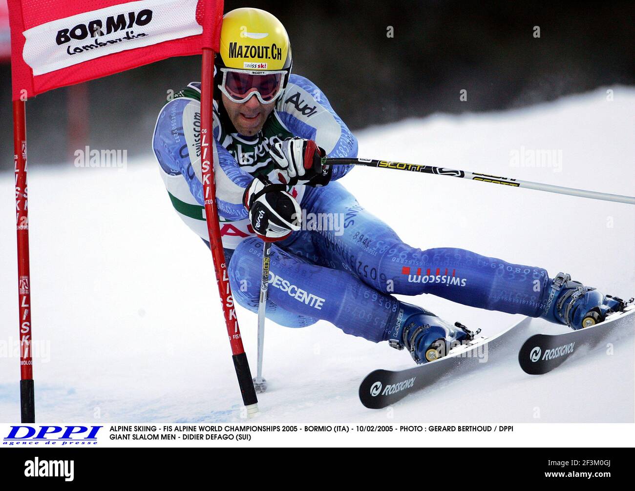 ALPINE SKIING - FIS ALPINE WORLD CHAMPIONSHIPS 2005 - BORMIO (ITA) - 10/02/2005 - PHOTO : GERARD ...