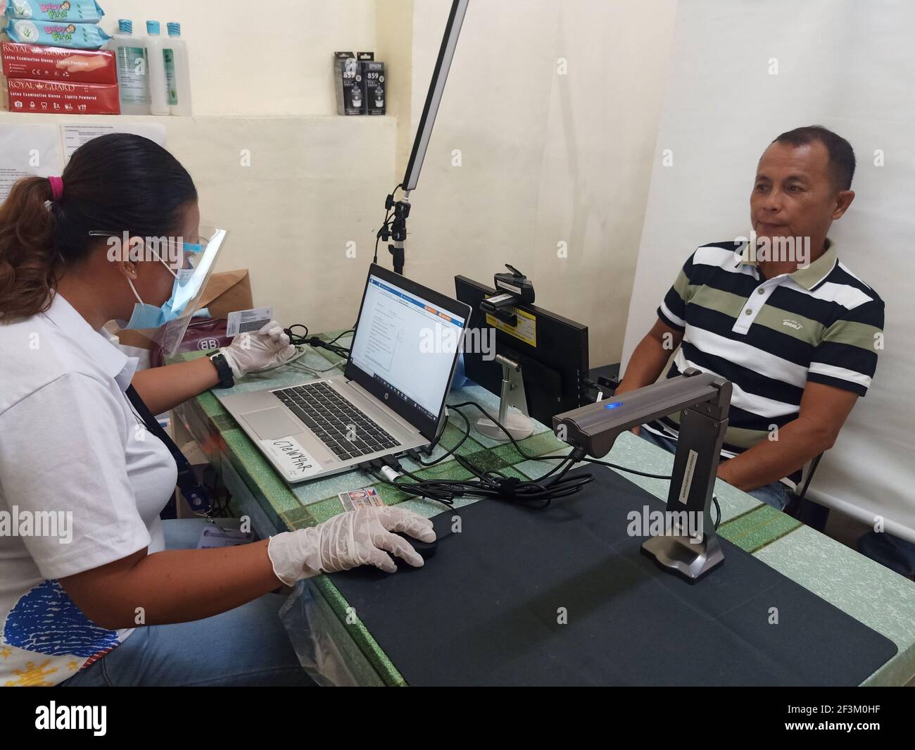Bais, Philippines. 17th Mar, 2021. PSA starts step 2 of national ID ...