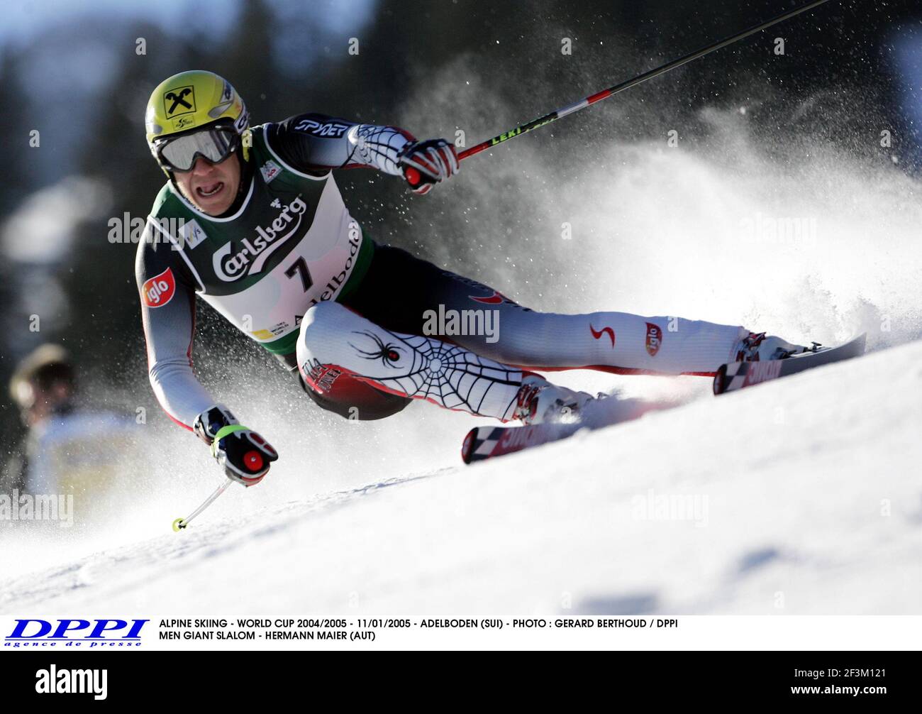 ALPINE SKIING - WORLD CUP 2004/2005 - 11/01/2005 - ADELBODEN (SUI) - PHOTO : GERARD BERTHOUD ...