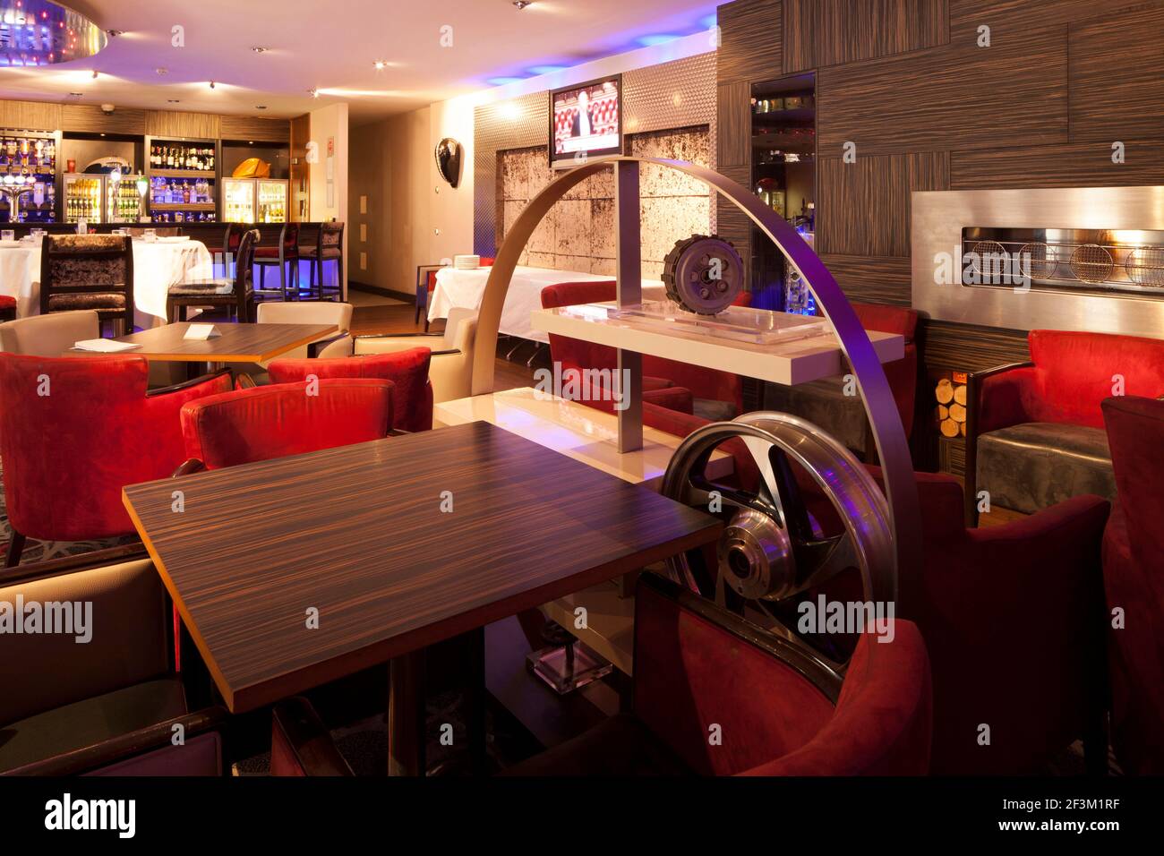 Triumph Bar, Hinkley Island Hotel Stock Photo - Alamy