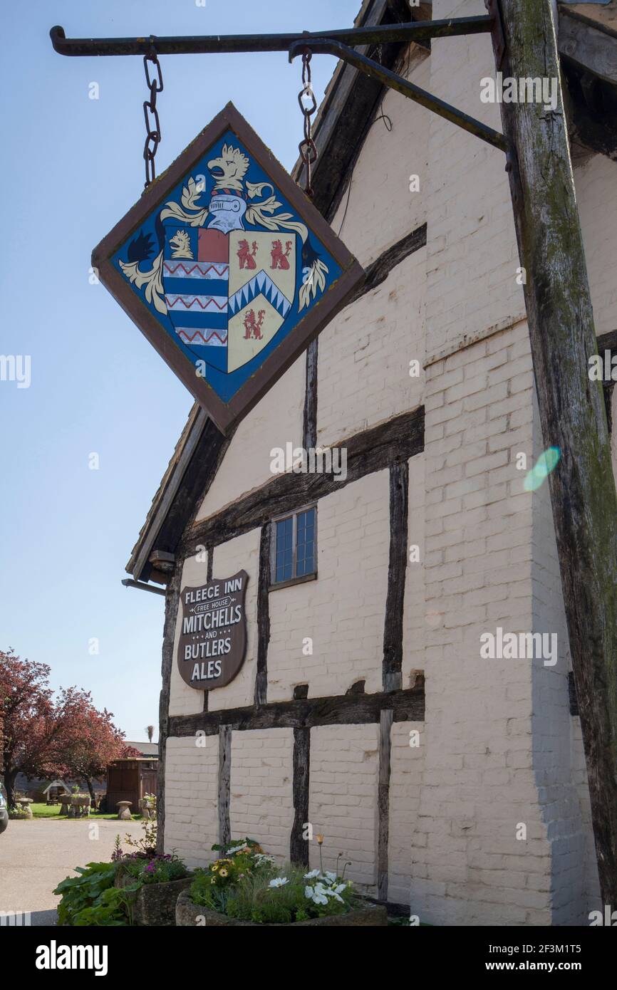 The Fleece Inn, Bretforton Stock Photo - Alamy