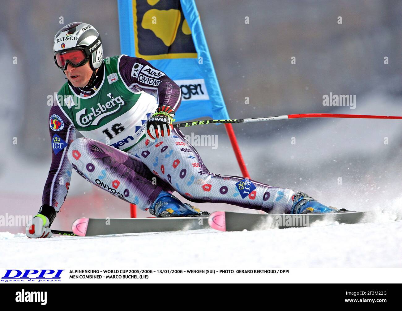 ALPINE SKIING - WORLD CUP 2005/2006 - 13/01/2006 - WENGEN (SUI) - PHOTO : GERARD BERTHOUD / DPPI ...