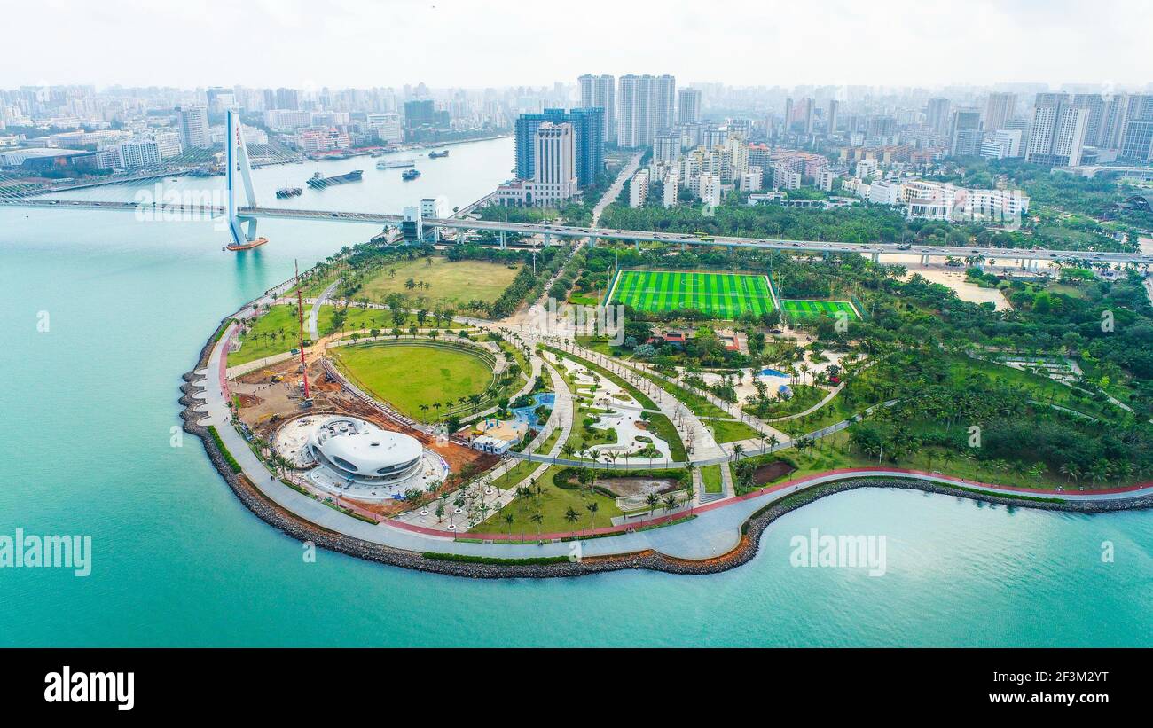 Image captured from aerial view shows the nearly completed Wormhole ...