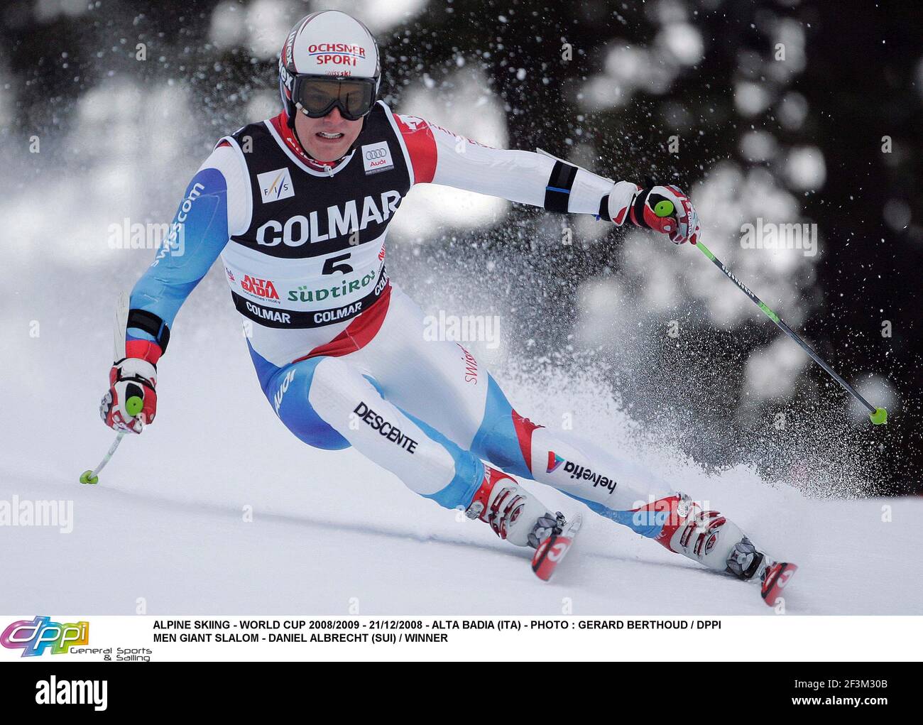 ALPINE SKIING - WORLD CUP 2008/2009 - 21/12/2008 - ALTA BADIA (ITA) - PHOTO : GERARD BERTHOUD ...