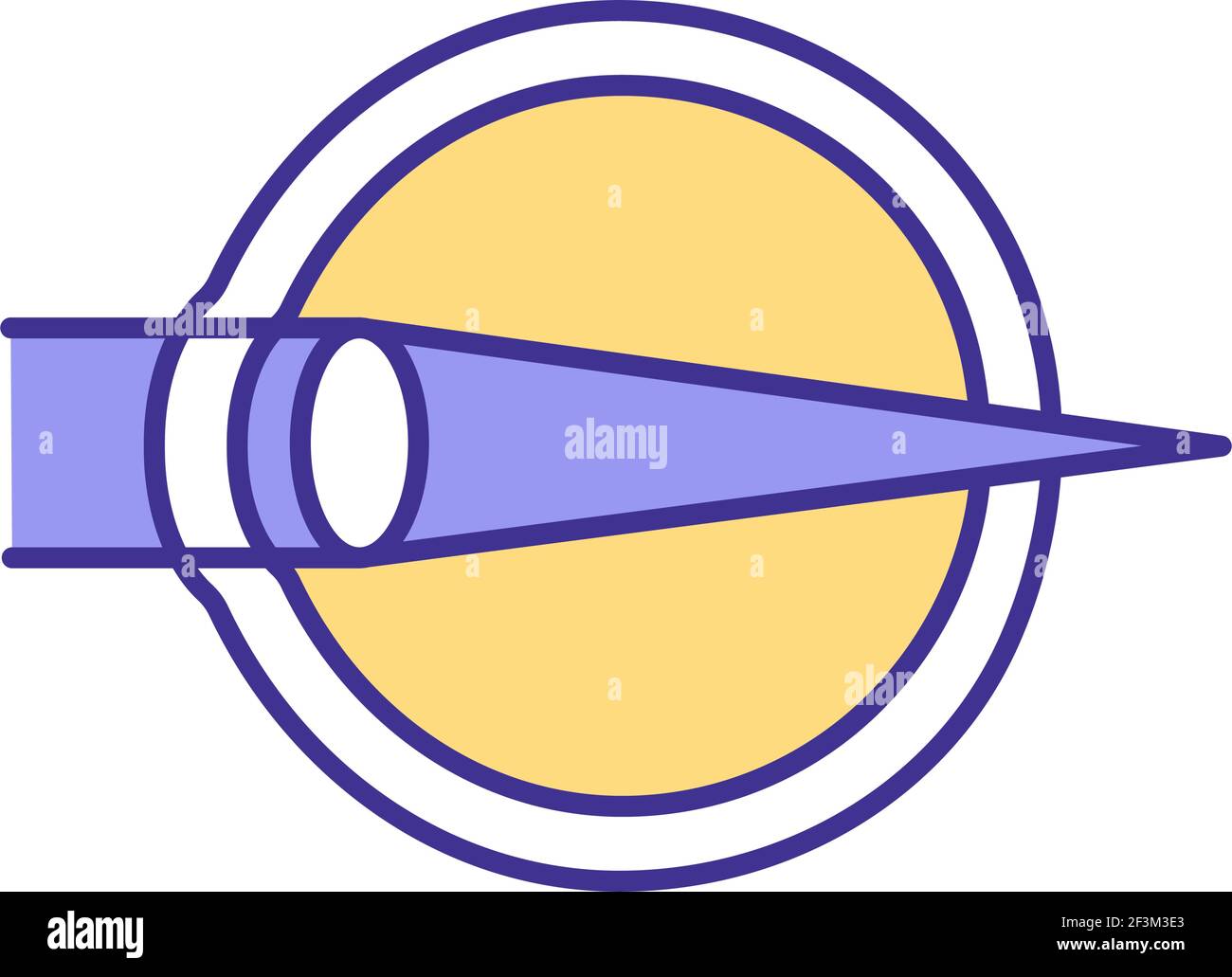 Eye functionality RGB color icon Stock Vector Image & Art - Alamy