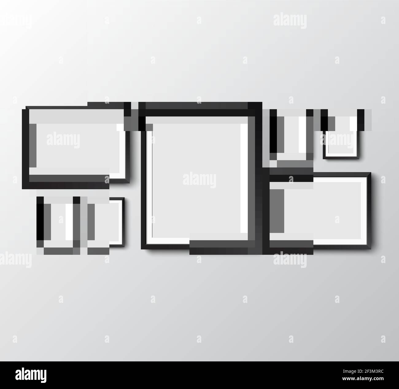 set of picture frames Stock Vector Image & Art - Alamy