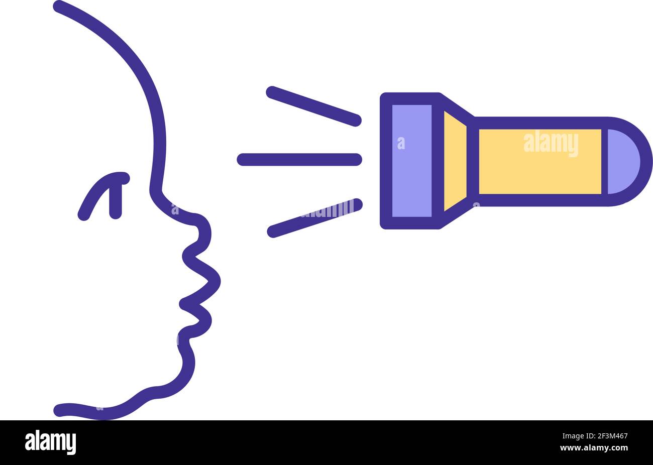 Light eyes tests RGB color icon Stock Vector Image & Art - Alamy