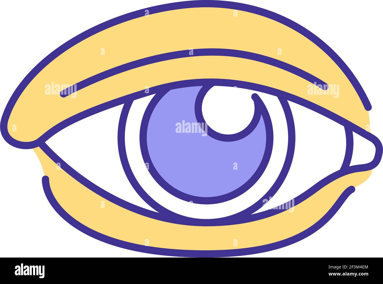 Human eye RGB color icon Stock Vector Image & Art - Alamy