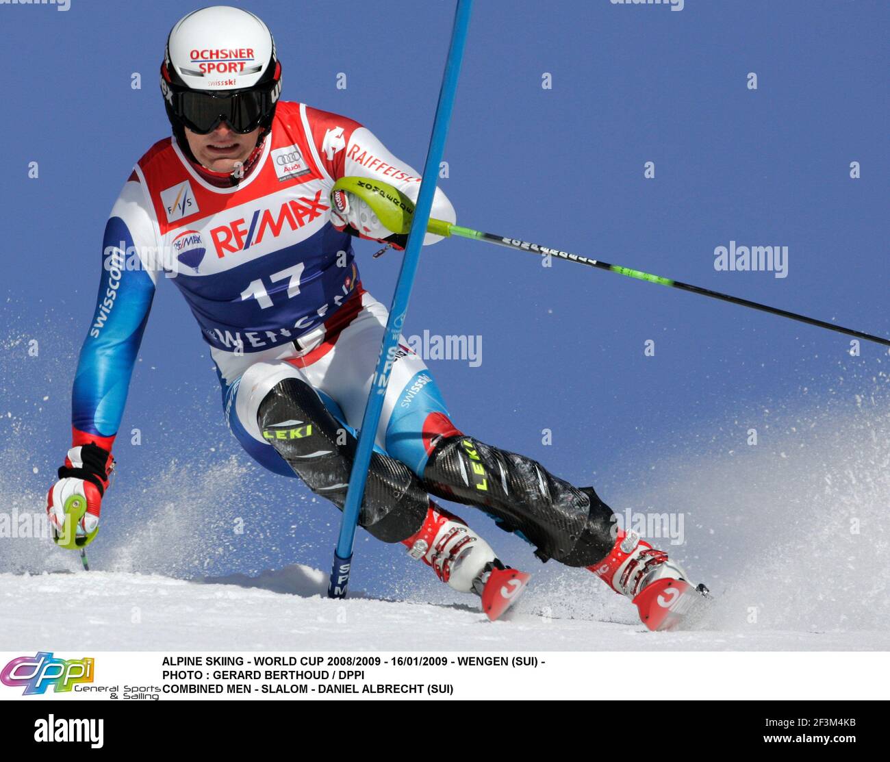 ALPINE SKIING - WORLD CUP 2008/2009 - 16/01/2009 - WENGEN (SUI) - PHOTO : GERARD BERTHOUD / DPPI ...