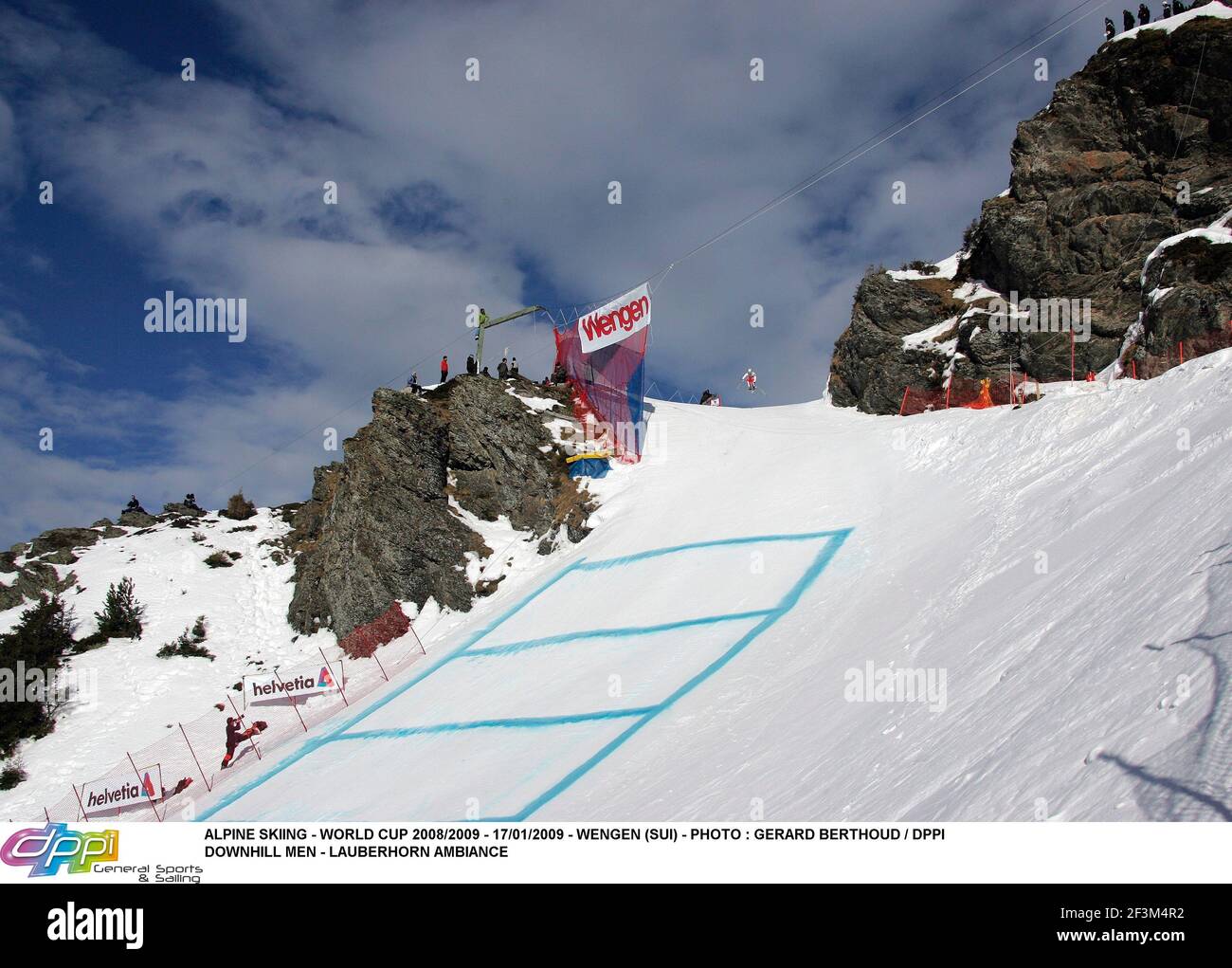 ALPINE SKIING - WORLD CUP 2008/2009 - 17/01/2009 - WENGEN (SUI) - PHOTO : GERARD BERTHOUD / DPPI ...