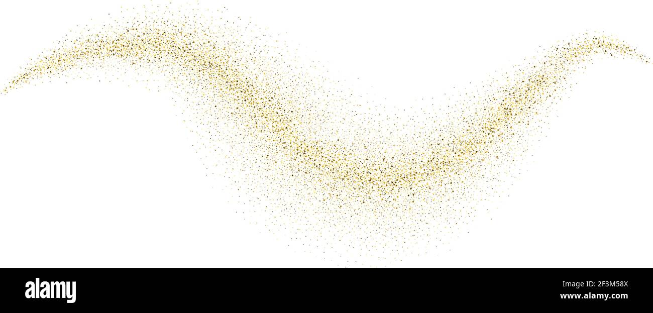 Vector gold glitter wave abstract background Stock Vector Image & Art ...