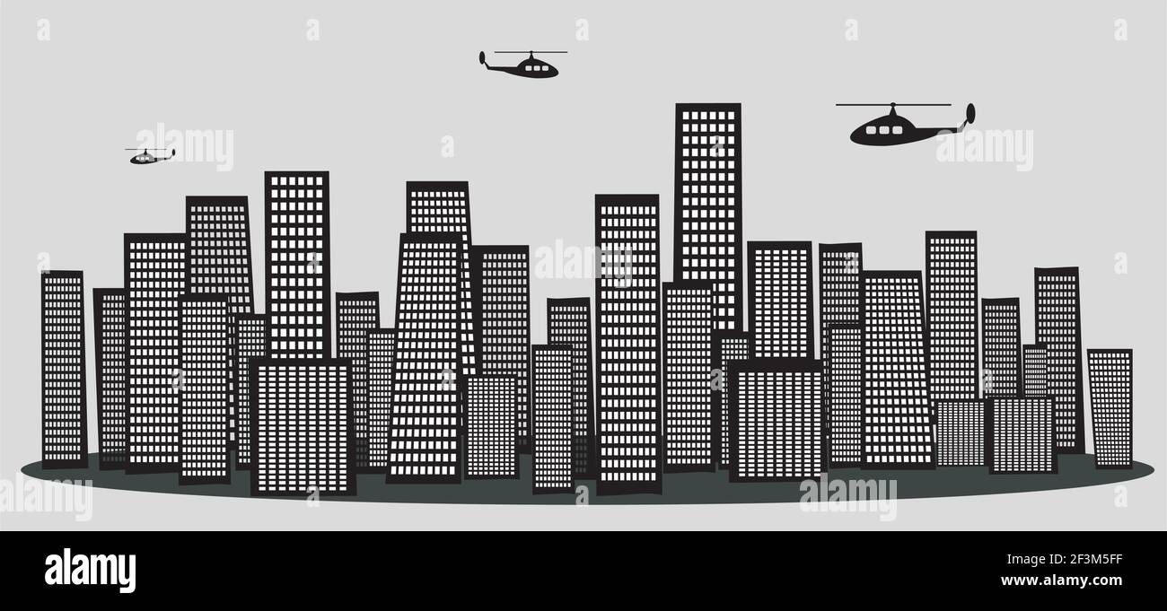 Cityscape abstract background. Vector illustration Stock Vector Image ...