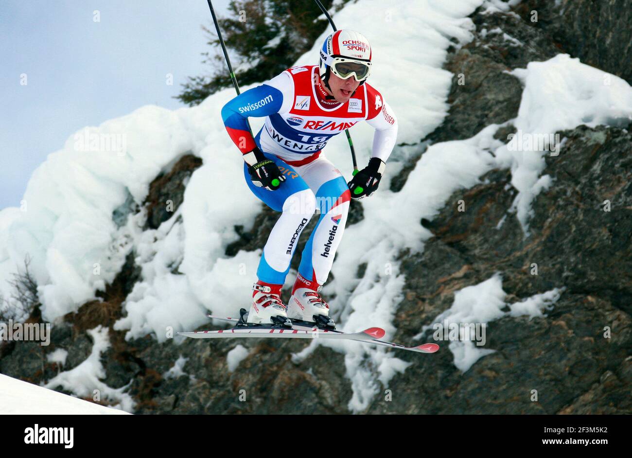 ALPINE SKIING - WORLD CUP 2009/2010 - WENGEN (SUI) - 15/01/2010 - PHOTO : GERARD BERTHOUD ...