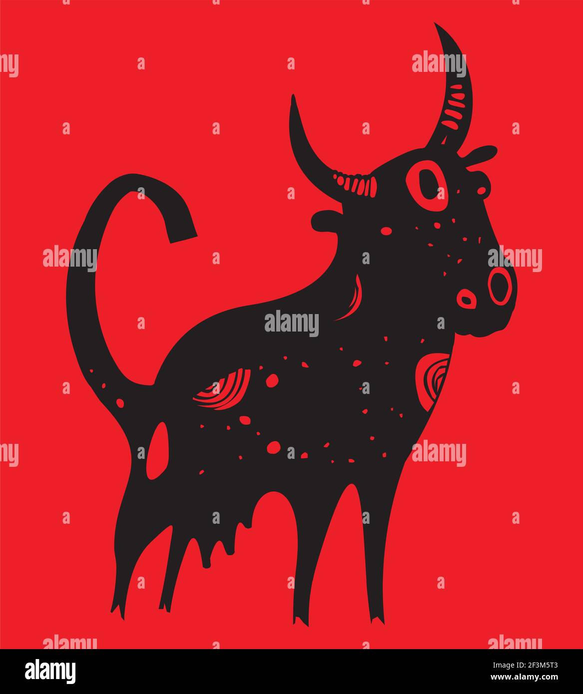 Cow vector illustration Stock Vector Image & Art - Alamy