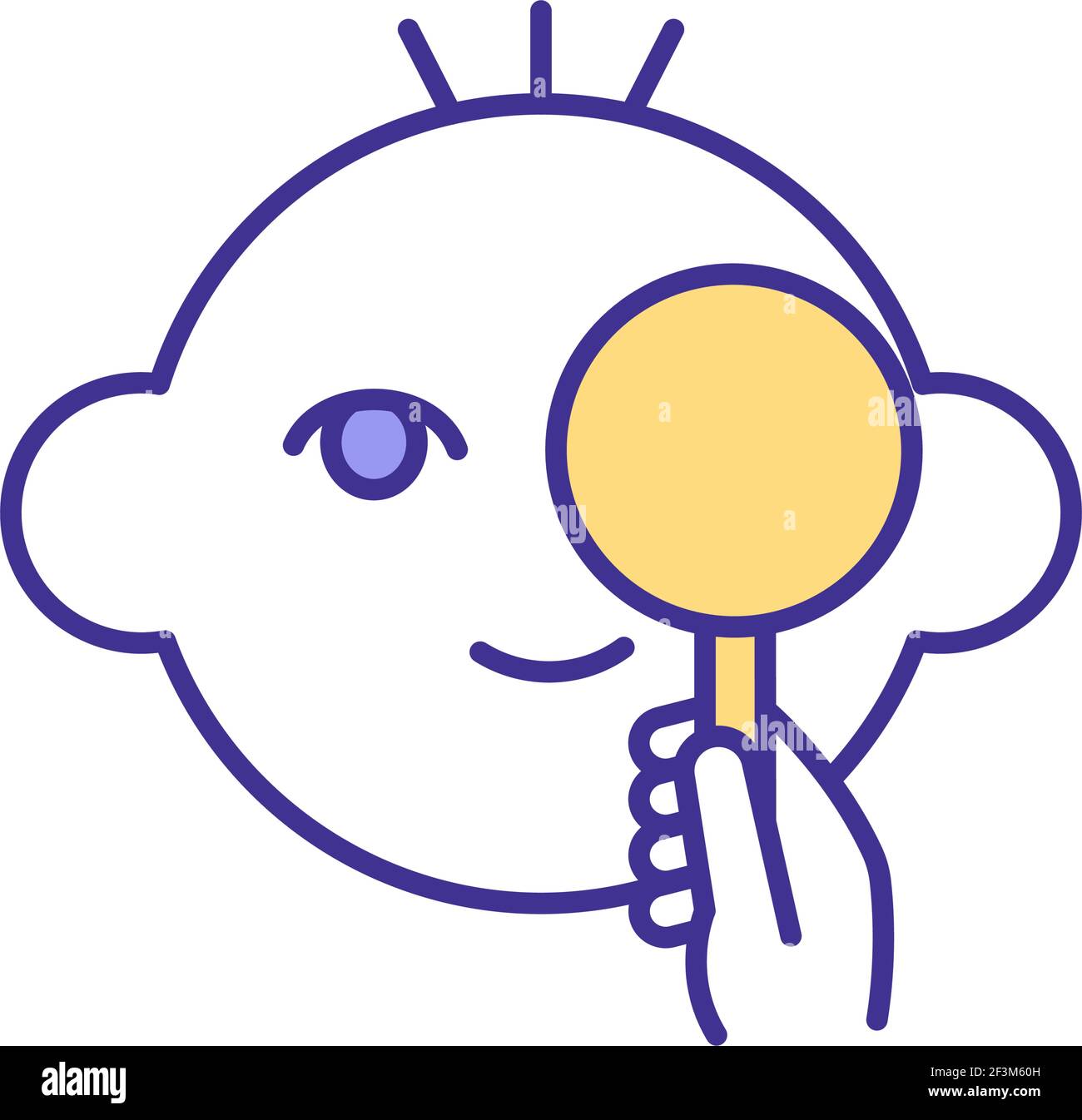 Child eye test Stock Vector Images - Alamy