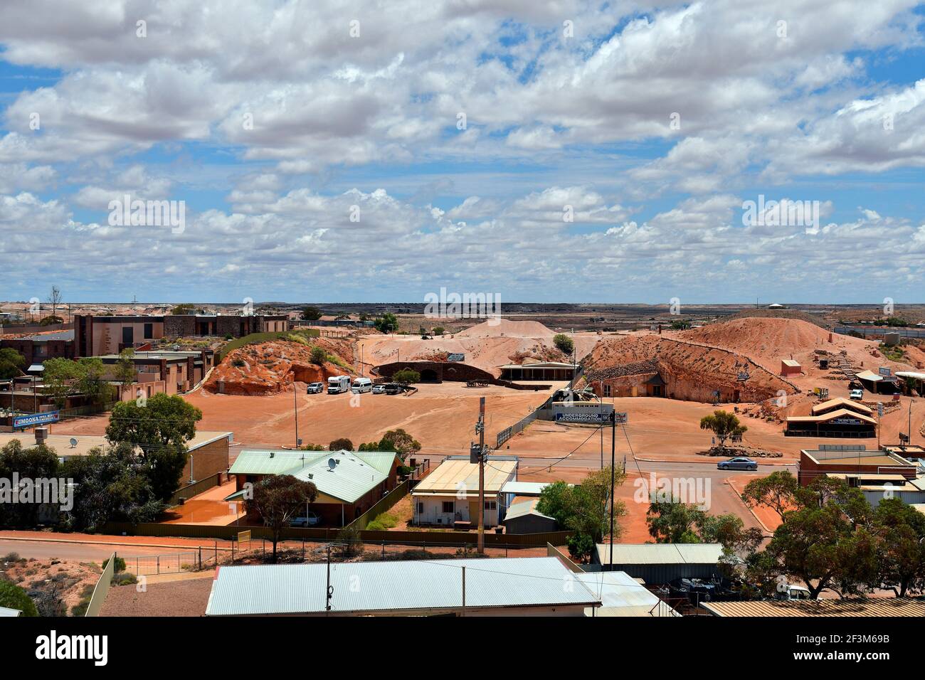 Coober Pedy, SA, Australia - November 14, 2017: Cityscape from the ...