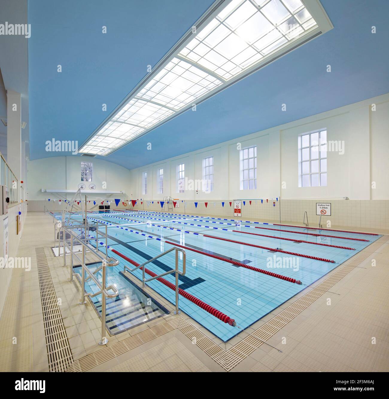 Swimming pool at Ironmonger Row Baths Refurbishment, Islington, London ...