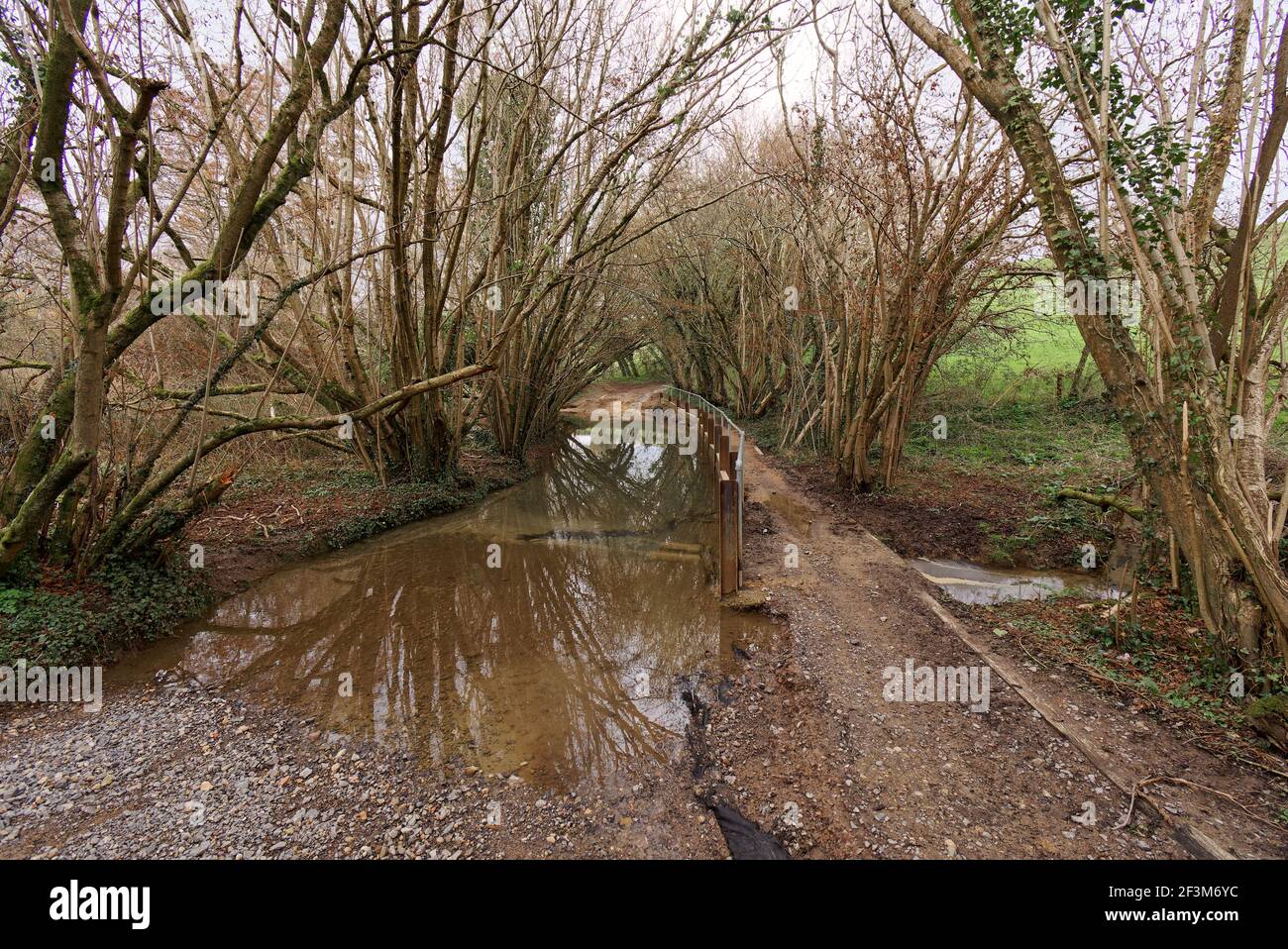 Englishcombe village ford Stock Photo - Alamy