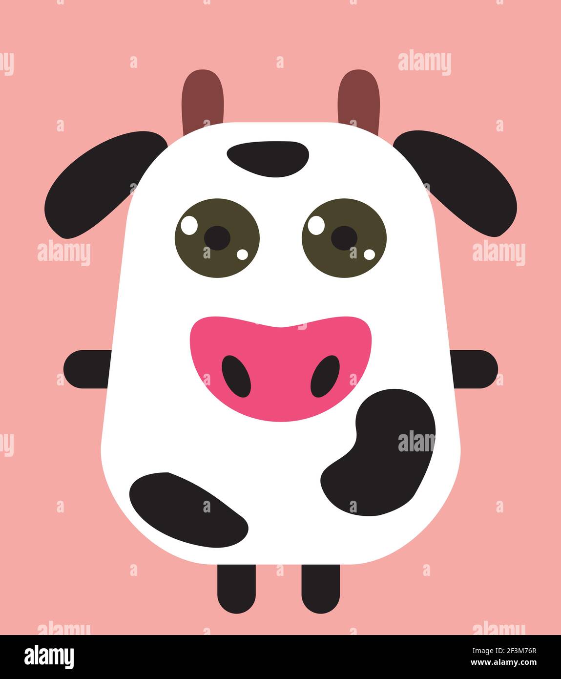 Cow vector illustration Stock Vector Image & Art - Alamy