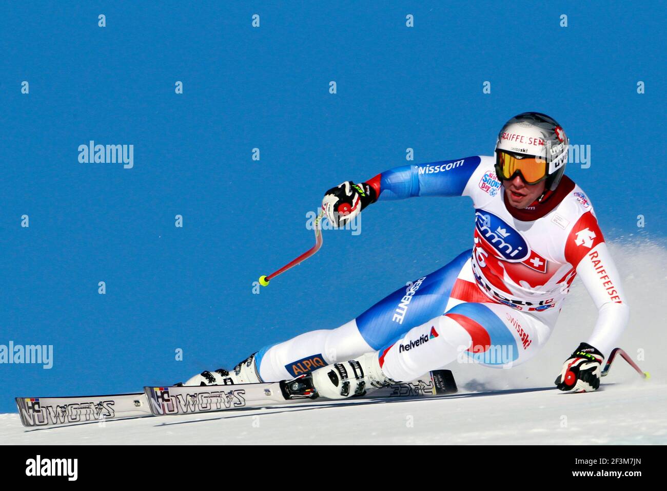 ALPINE SKIING - WORLD CUP 2011/2012 - WENGEN (SUI) - 14/01/2012 - PHOTO : GERARD BERTHOUD / DPPI ...