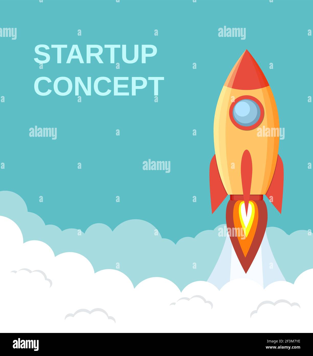 Flat colour concept Stock Vector Images - Alamy